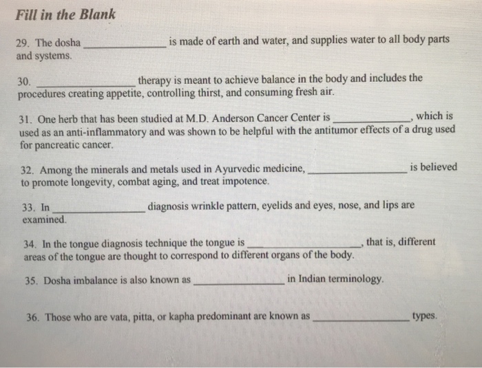 Solved Fill in the Blank is made of earth and water, and | Chegg.com