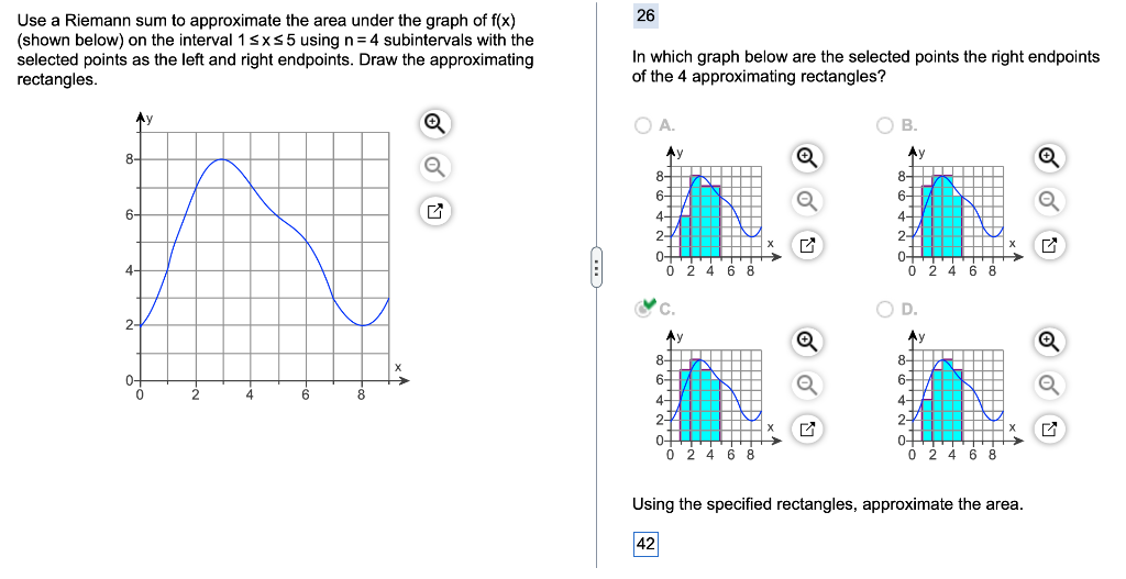 Solved Use a Riemann sum to approximate the area under the | Chegg.com