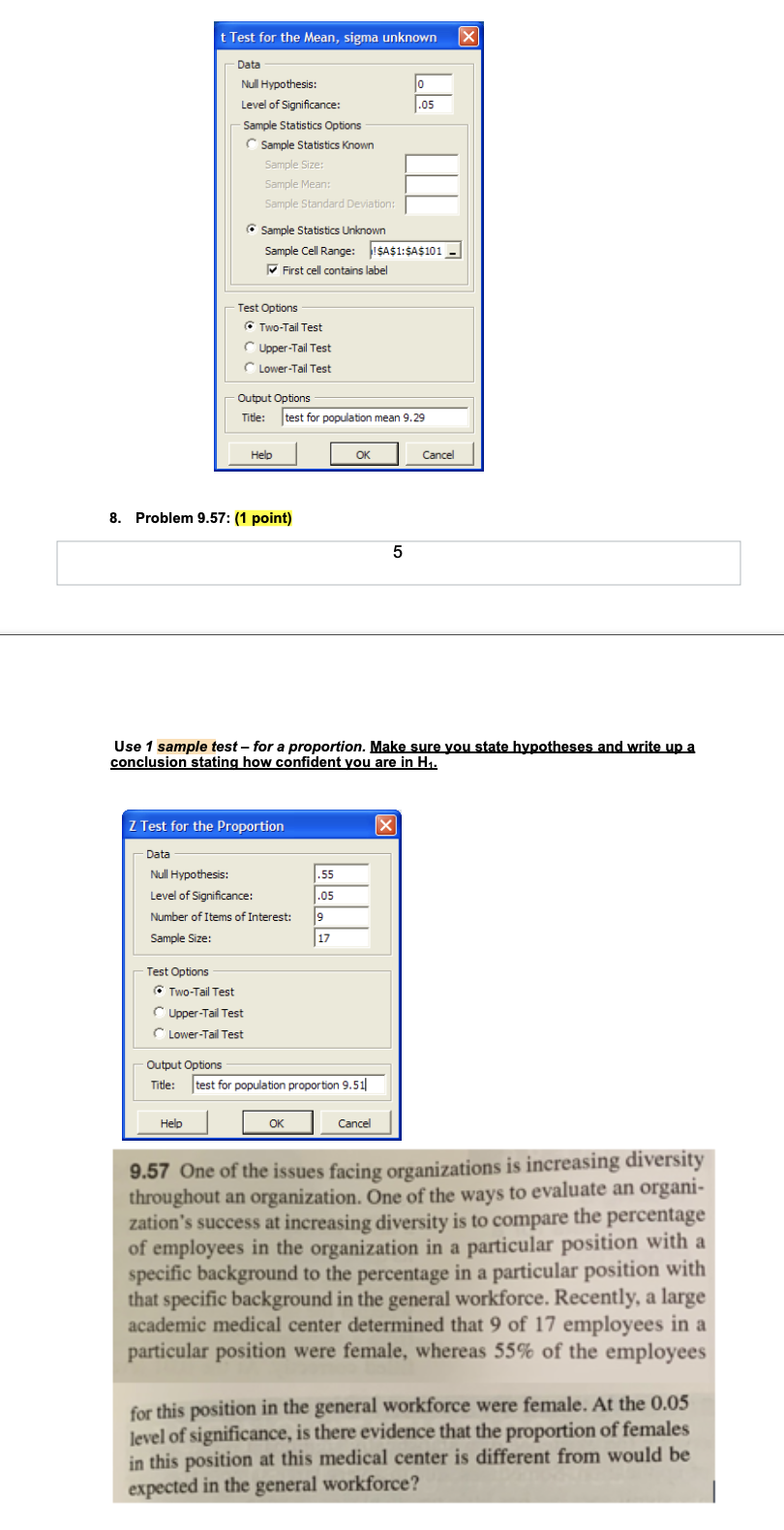 Solved 7. Problem 9.33 (3 points) Be sure to set up your | Chegg.com