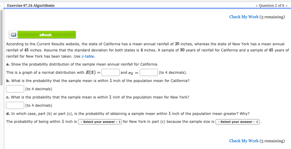 Solved Exercise 07.24 Algorithmic | Chegg.com