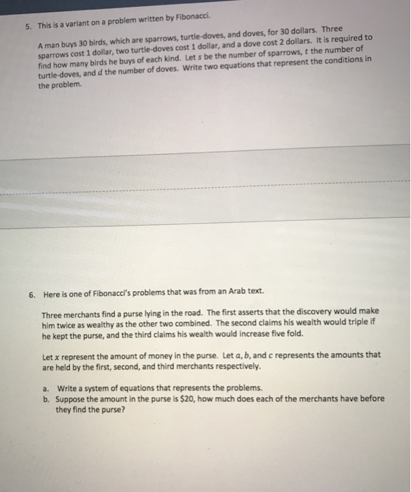 Solved Problem Set- Mathematics in Medieval Europe 1. In | Chegg.com