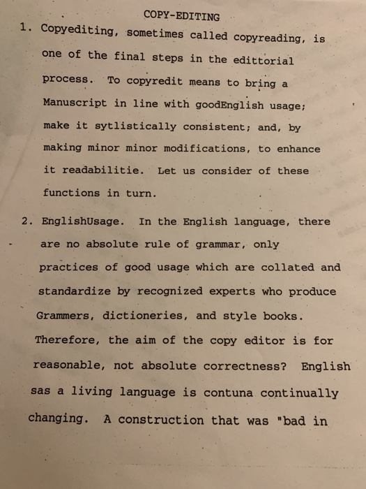 Copy Reading Symbols