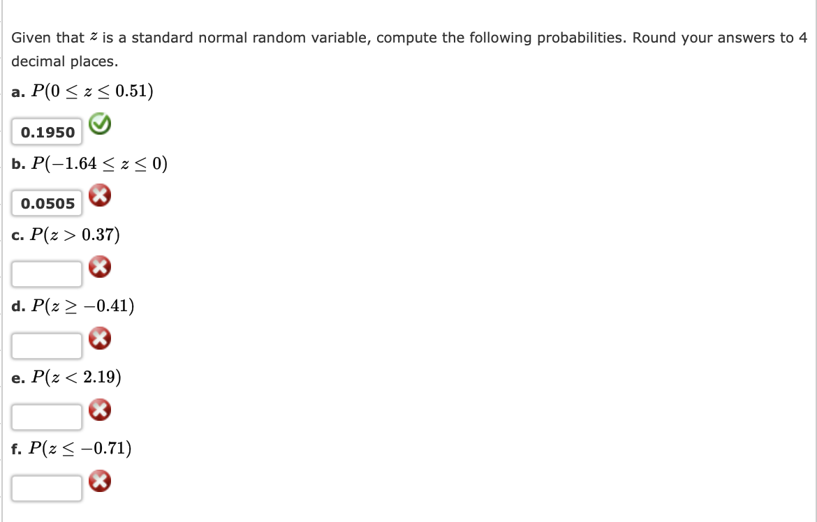 Solved Given that Z is a standard normal random variable, | Chegg.com