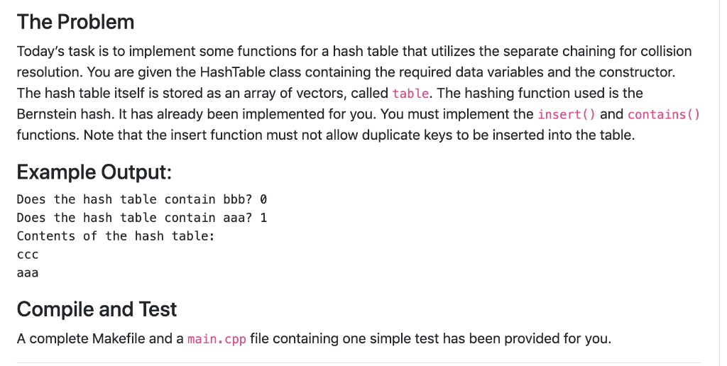 #ifndef _HASH_H #define _HASH_H #include | Chegg.com