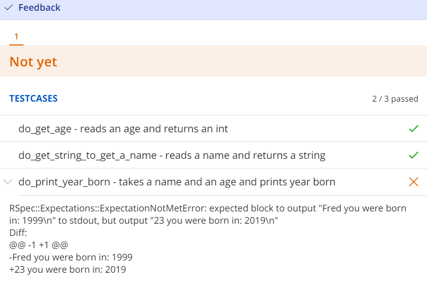 Solved Ruby language please Debug Task Step 1: Fix the code | Chegg.com