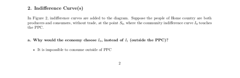 Solved 2. Indifference Curve(s) In Figure 2, indifference | Chegg.com