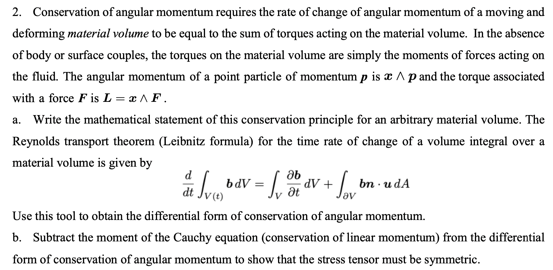 Conservation Of Angular Momentum Equation