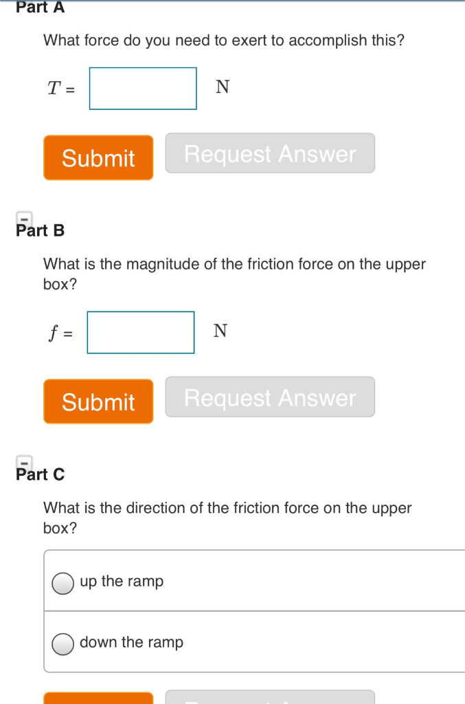 Solved You are lowering two boxes, one on top of the other, | Chegg.com