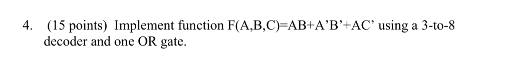 Solved 4. (15 points) Implement function | Chegg.com Solved 4. (15 points) Implement function | Chegg.com
