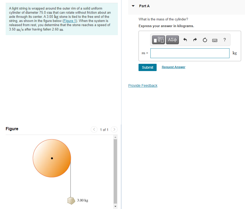 Solved A light string is wrapped around the outer rim of a | Chegg.com