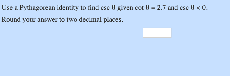Solved Use a Pythagorean identity to find sin 0 given tan 0 | Chegg.com