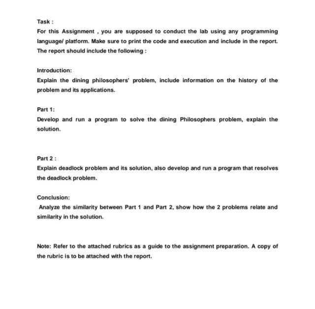 Solved Task : For this Assignment , you are supposed to | Chegg.com