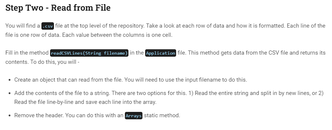 Solved The path from Repository root for the CSV file is: | Chegg.com