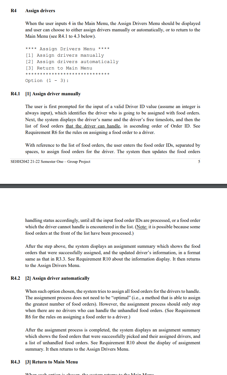 Other General Requirements R6 Rule on assigning a | Chegg.com