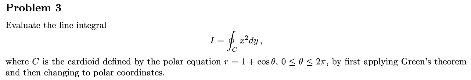 Solved Evaluate the line integral I=∮Cx2dy where C is the | Chegg.com