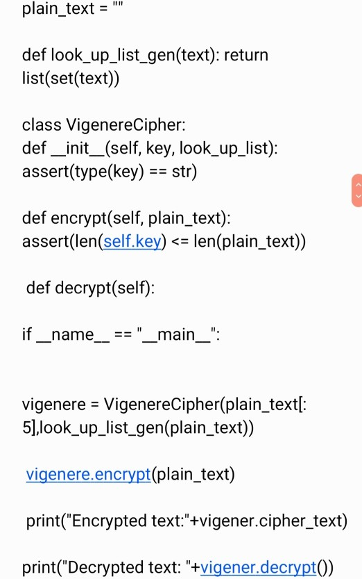 assert(type(key) == str) makes sure the key of the | Chegg.com