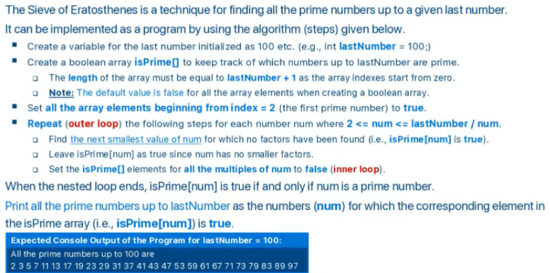 Solved The Sieve of Eratosthenes is a technique for finding | Chegg.com