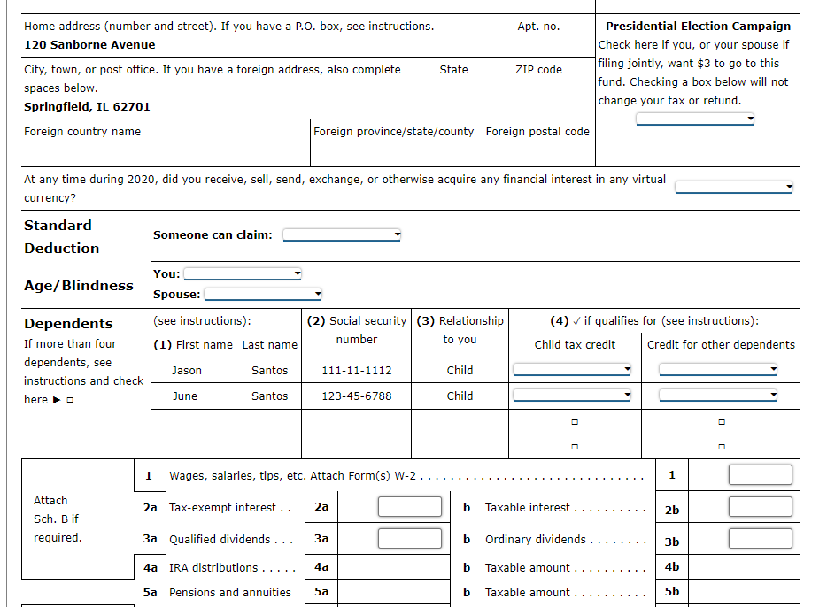Use the 2020 Tax Rate Schedules to compute the tax. | Chegg.com