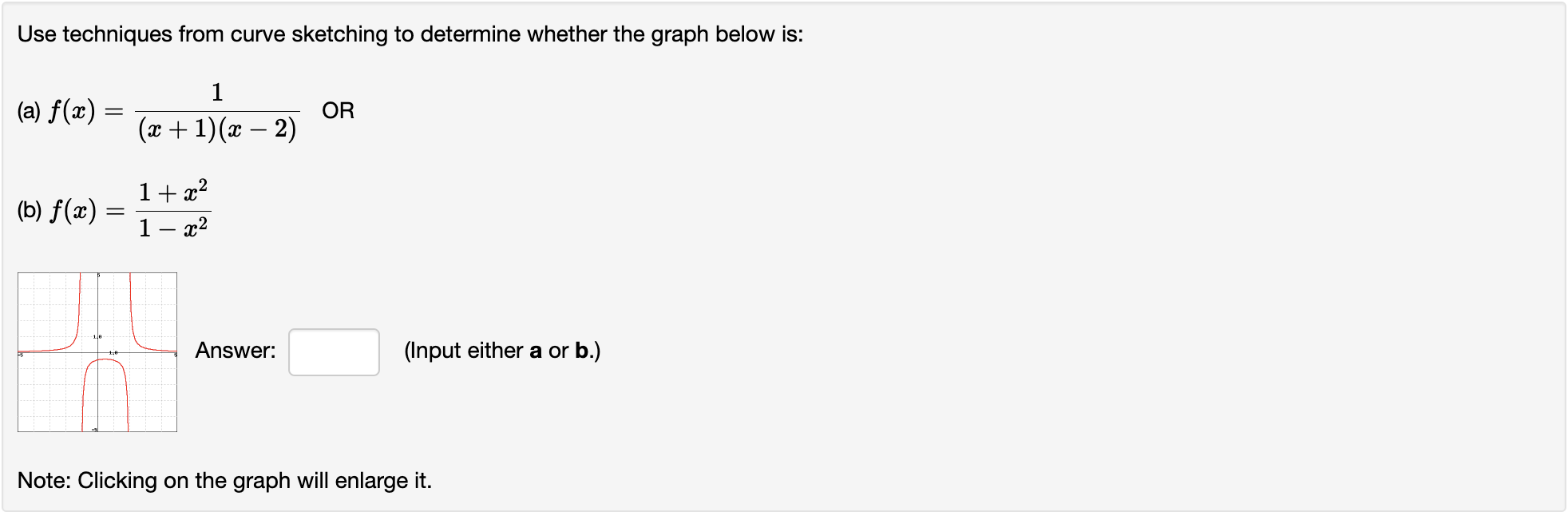 Solved Use techniques from curve sketching to determine | Chegg.com