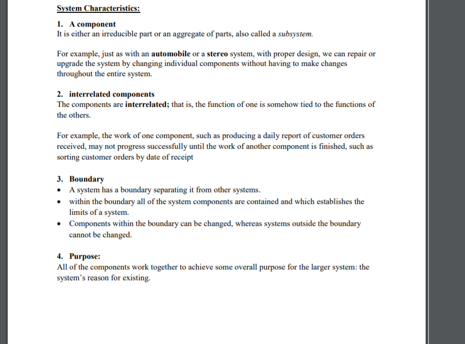 Solved A car is a system with several subsystems, including | Chegg.com