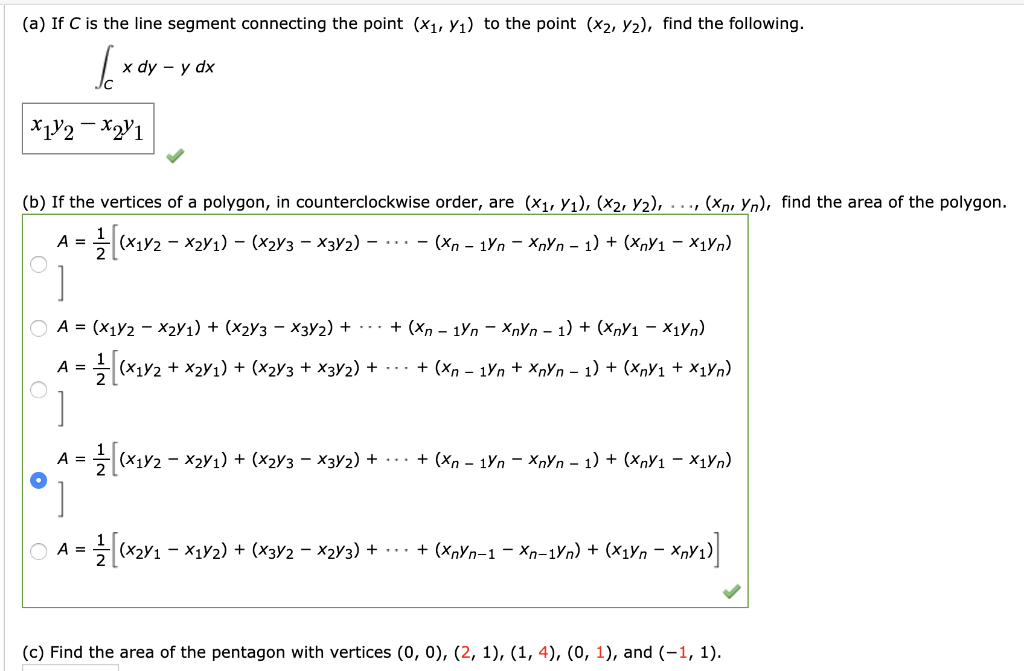 Solved (a) If C is the line segment connecting the point | Chegg.com