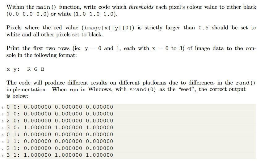 Solved C Coding Question Could Someone Please Write An 4311