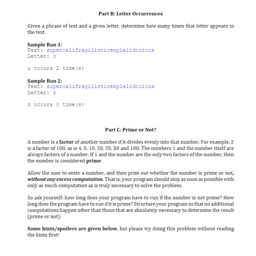 Solved Objective: Practice with repetition For the problems | Chegg.com