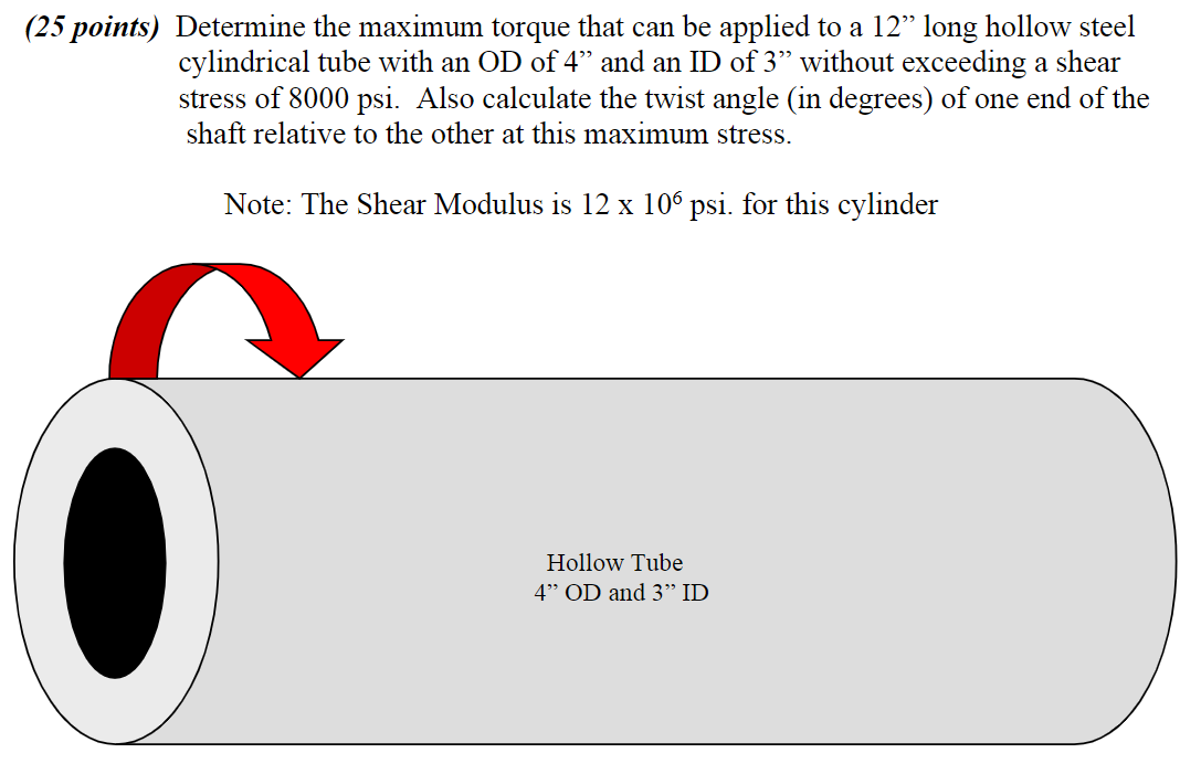 Solved Determine the maximum torque that can be applied to a | Chegg.com