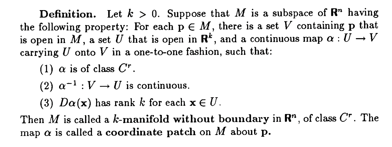 Solved Manifolds - Munkres - Please use the 3 criteria in | Chegg.com