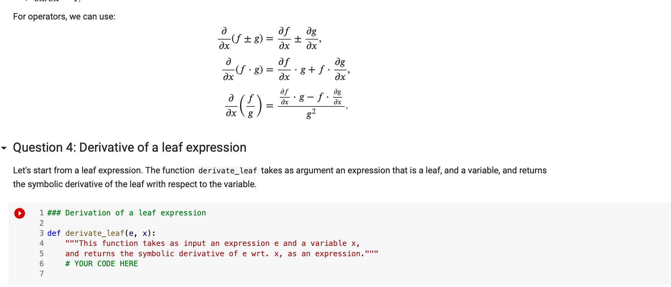 Solved Symbolic Expressions The notation we developed | Chegg.com