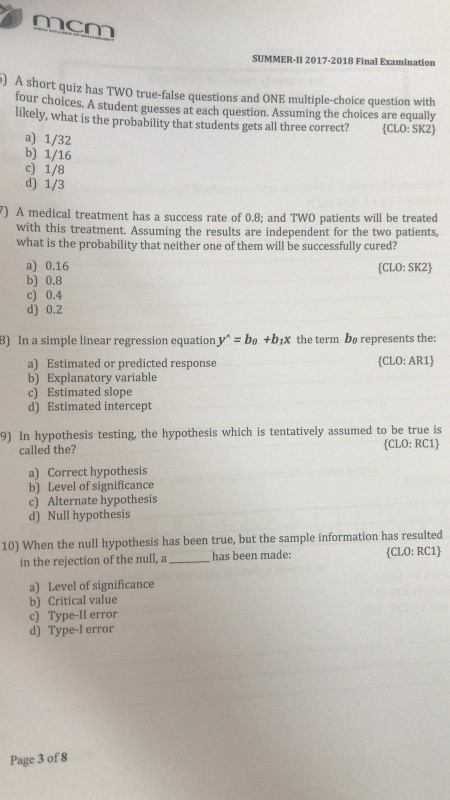 Solved Al Answer ALL Questions. Encircle Correct Answers | Chegg.com