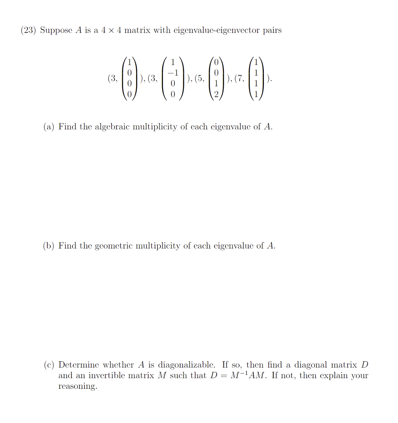 Solved Please help solving and showing the work for the | Chegg.com
