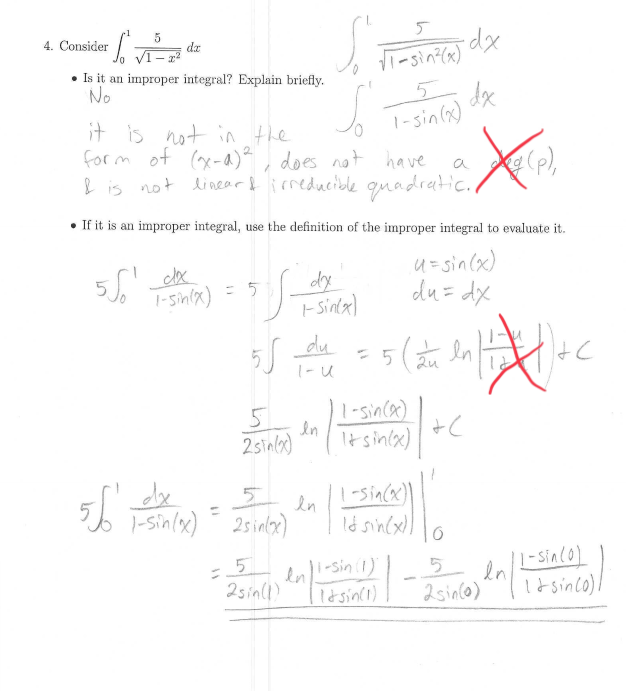 Solved Consider ∫0151-x22dxIs it an improper integral? | Chegg.com