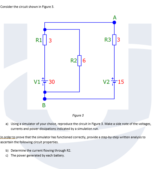 Solved Consider the circuit shown in Figure 3.Figure 3a) | Chegg.com