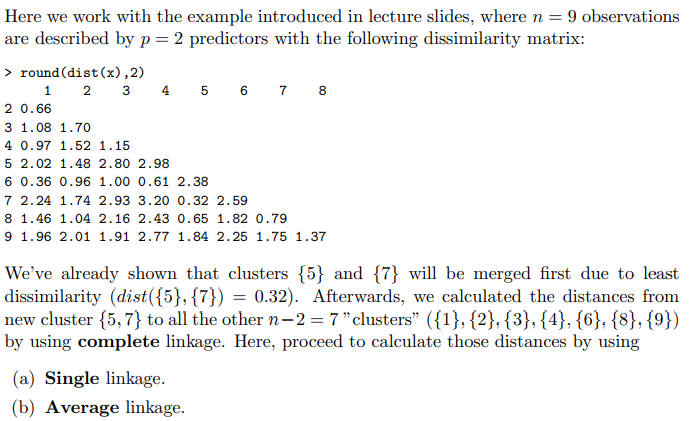 Here we work with the example introduced in lecture | Chegg.com