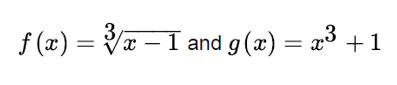 Solved Use function composition to determine if f(x) and | Chegg.com