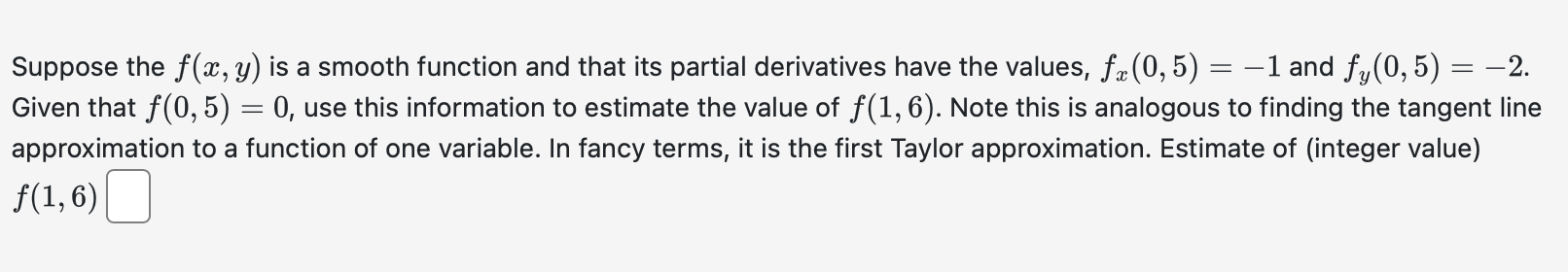 Suppose the f(x,y) is a smooth function and that its | Chegg.com