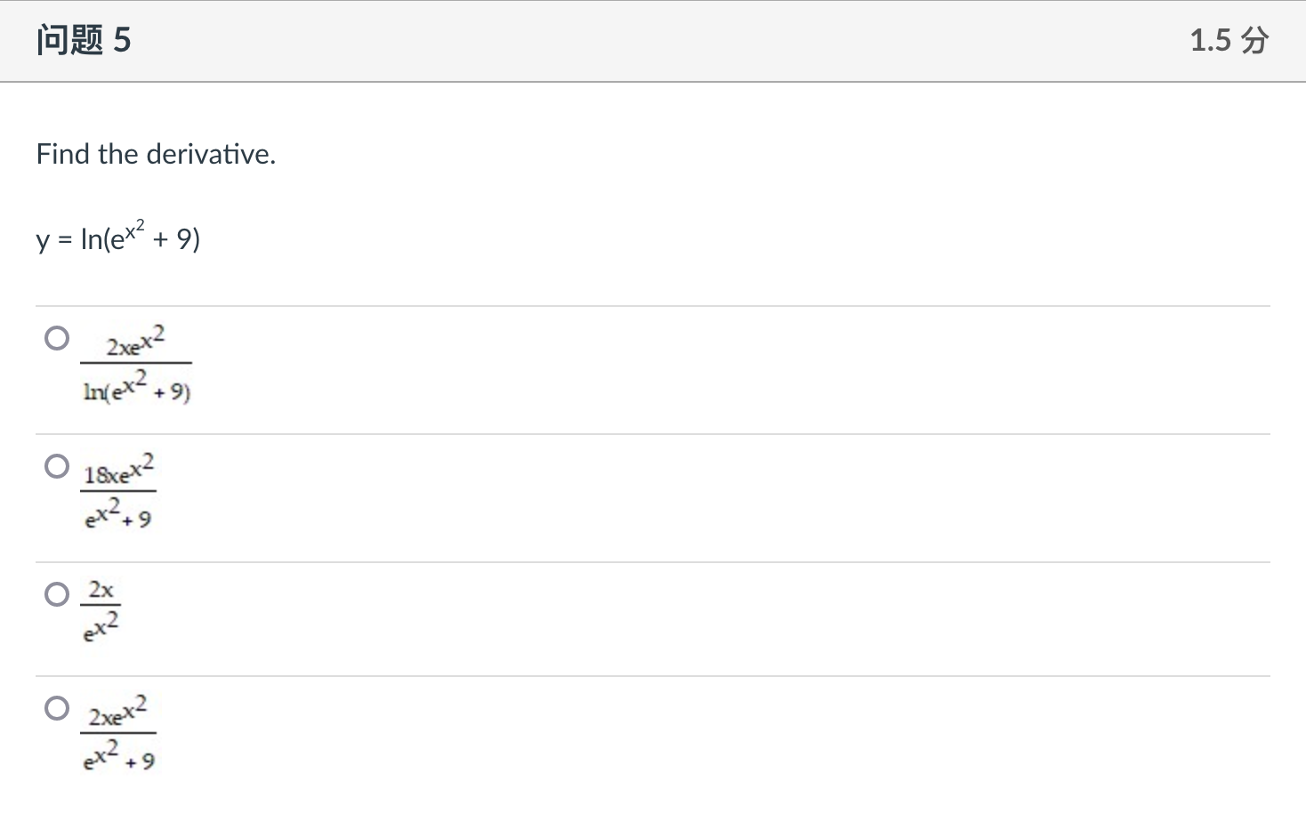 Solved Find the derivative. | Chegg.com