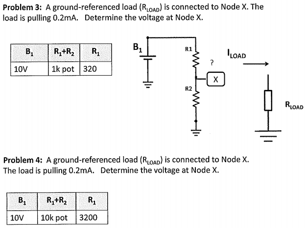 Solved Problem 3: A ground-referenced load (RLOAD) is | Chegg.com
