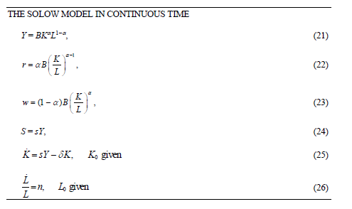 Solved Exercise 2. The basic Solow inodel in continuous time | Chegg.com