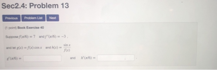 Solved Sec2.5: Problem 18 Previous Problem List 1 point) | Chegg.com