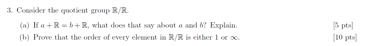 Solved would you help me with this abstract algebra | Chegg.com