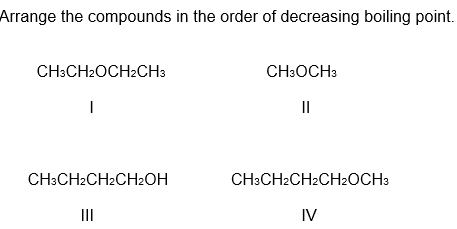 Solved Arrange the compounds in the order of decreasing | Chegg.com