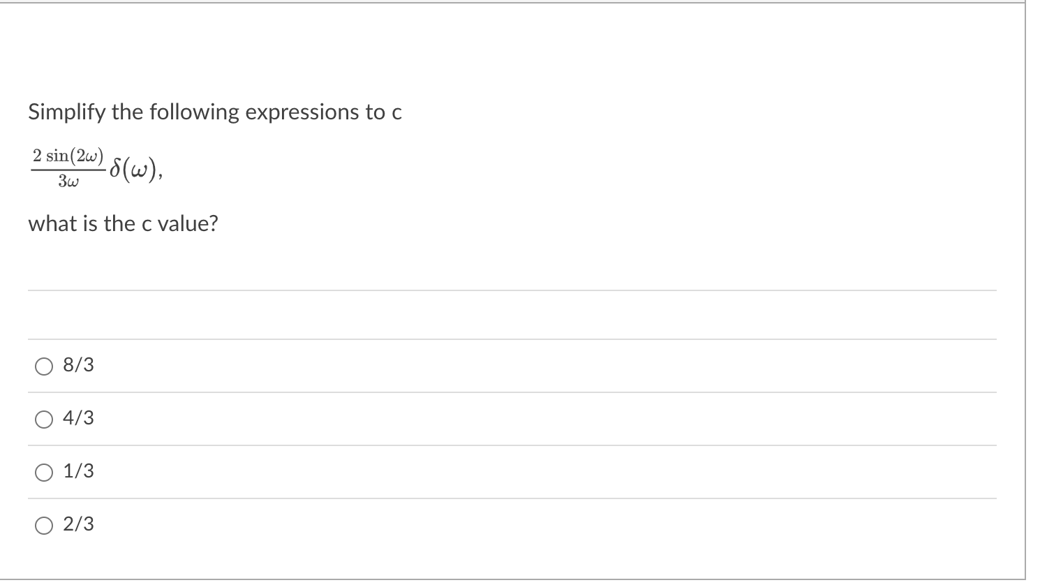 Solved Simplify the following expressions to c | Chegg.com