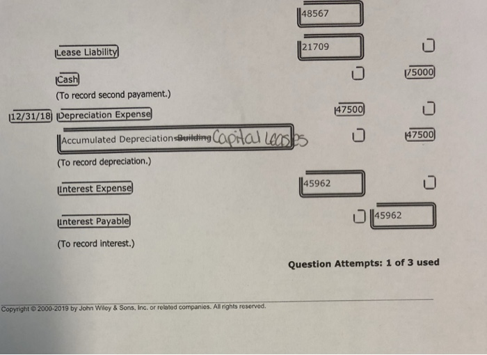 Solved Exercise 21-3 Your answer is partially correct. Try | Chegg.com