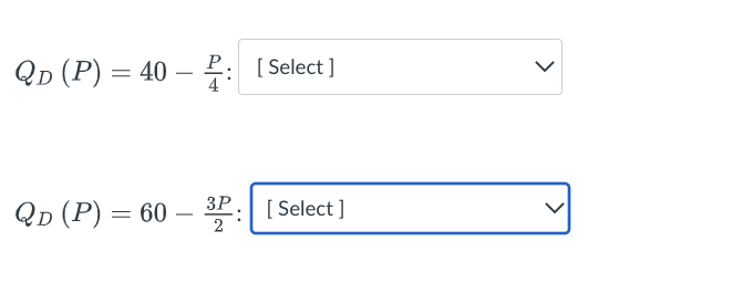 Solved For each of the following demand functions, return | Chegg.com
