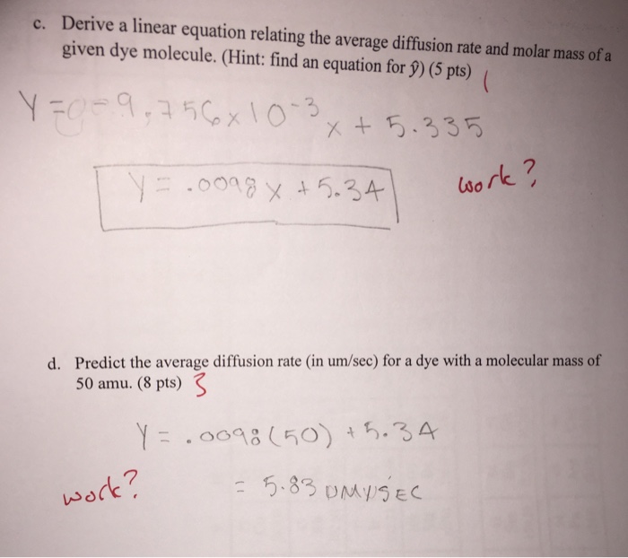 Solved Please answer both question and show work because my | Chegg.com