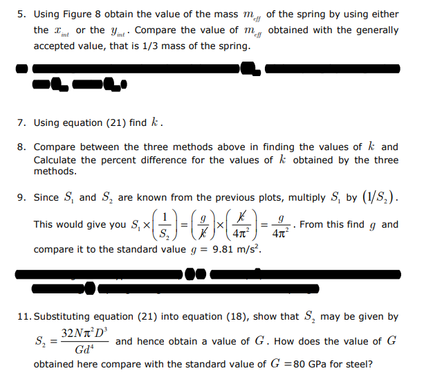 Solved REQUIREMENTS 1. Measure the mass entire mass m of the | Chegg.com