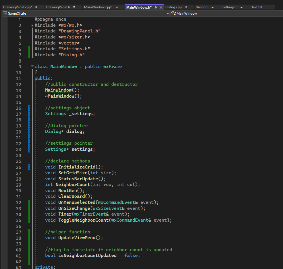 Solved Hello, Im trying to get my settings to change when | Chegg.com