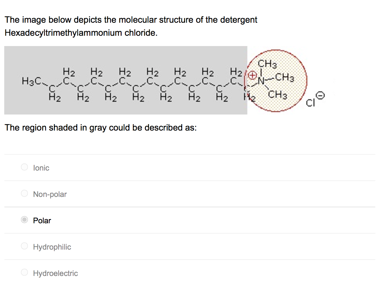 Solved The image below depicts the molecular structure of | Chegg.com
